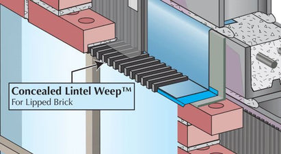 MTI Concealed Steel Lintel/Shelf Angle Weep — MasonryDirect.com
