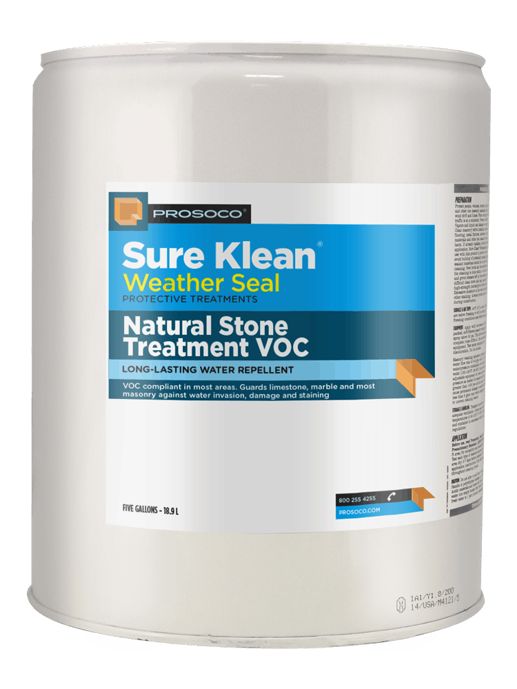 PROSOCO Natural Stone Treatment VOC – VOC-Compliant Water Repellent fo ...