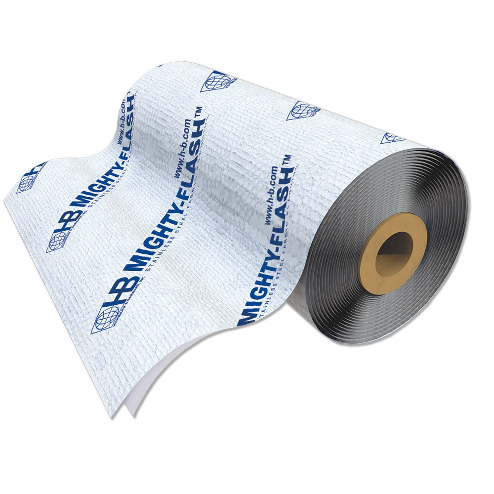 Hohmann & Barnard Mighty-Flash Stainless Steel Fabric Flashing - 60' R ...