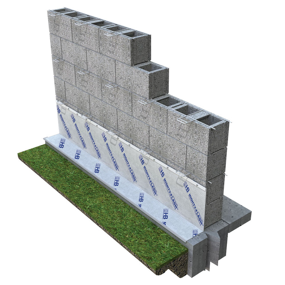 Hohmann & Barnard Mighty-Flash Stainless Steel Fabric Flashing - 60' R ...